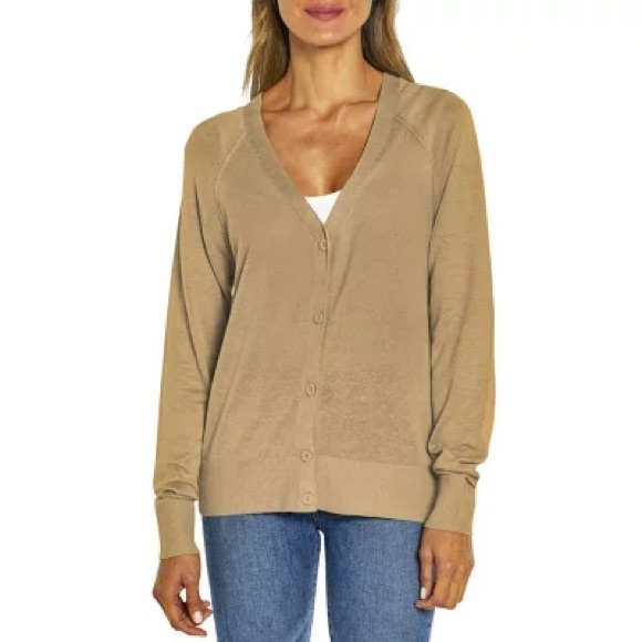 GAP | Sweaters | Nwt Gap Ladies Linen Blend Cardigan In Tan | Poshmark